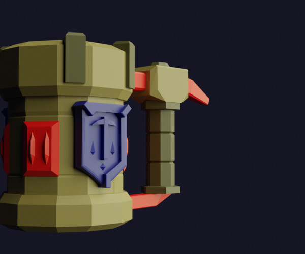 ArtStation - Beer mug from Deep Rock Galactic - keychain | Game Assets