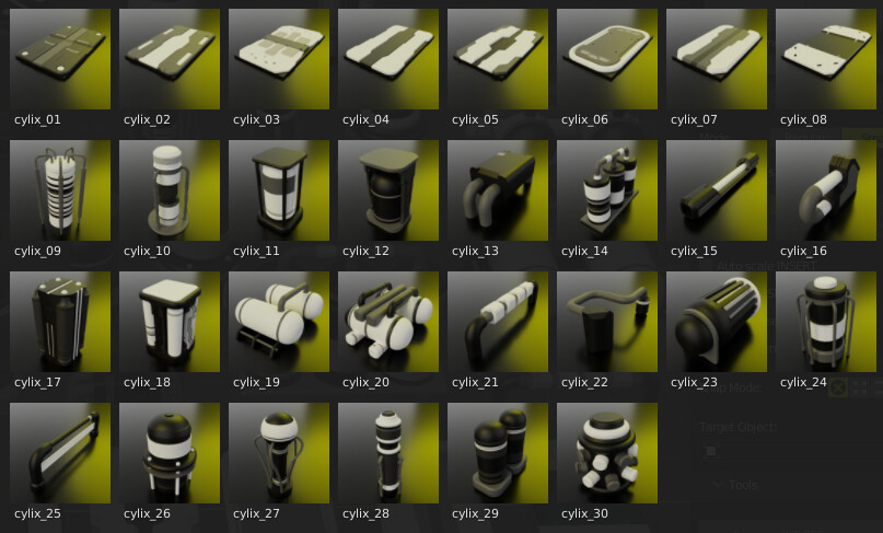 ArtStation - Cylix Dpack | Sci Fi Kitbash | Resources