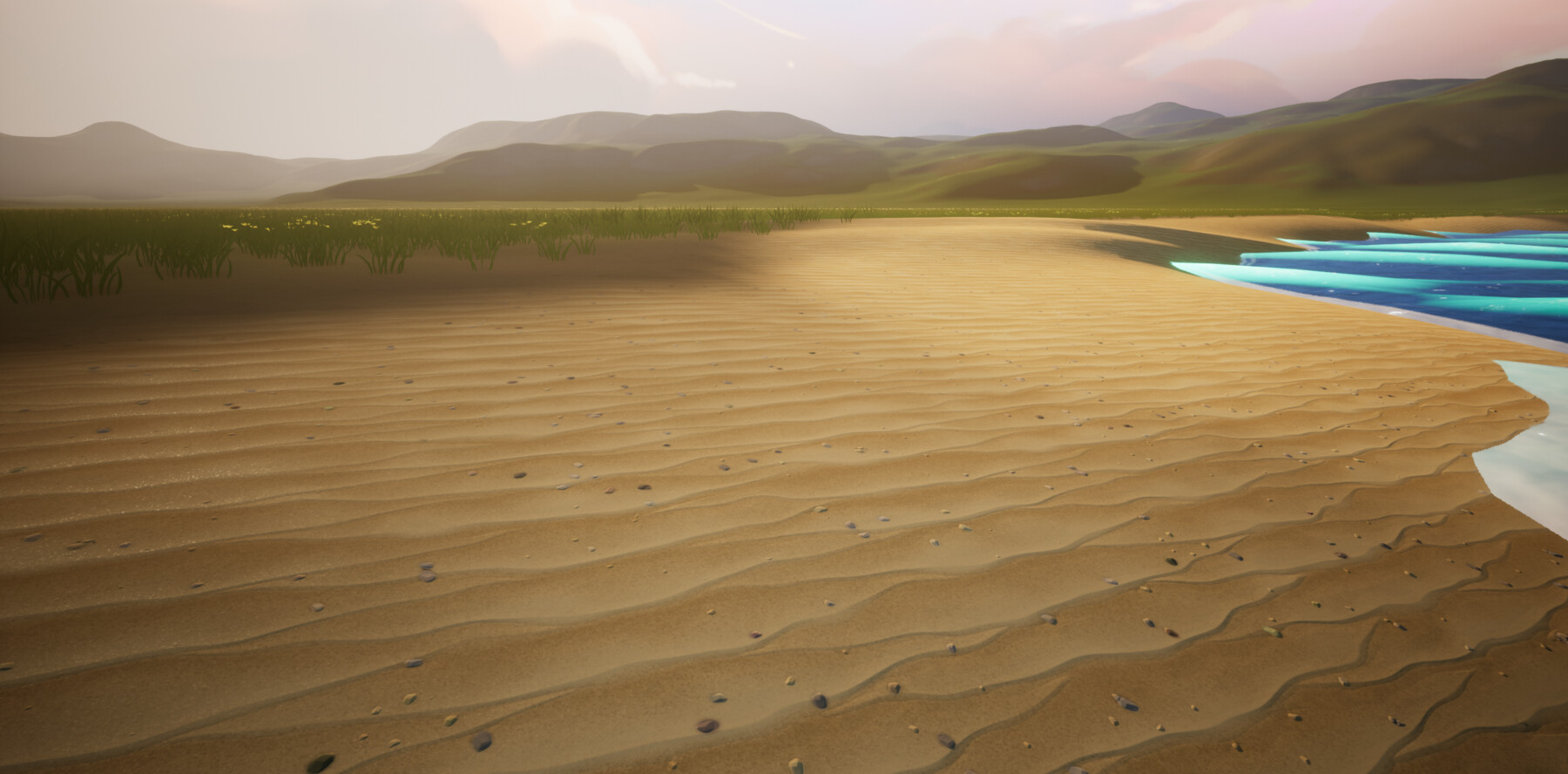 ArtStation - Stylized Beach material and substance file | Game Assets