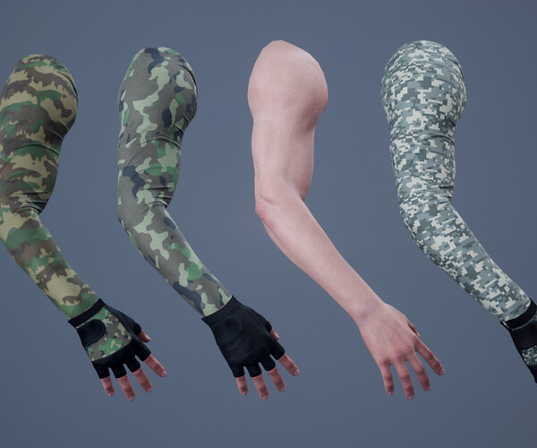 ArtStation - FPS First Person Arms - 01 | Game Assets