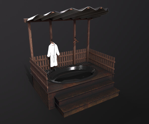 ArtStation - Jacuzzi and robe | Resources