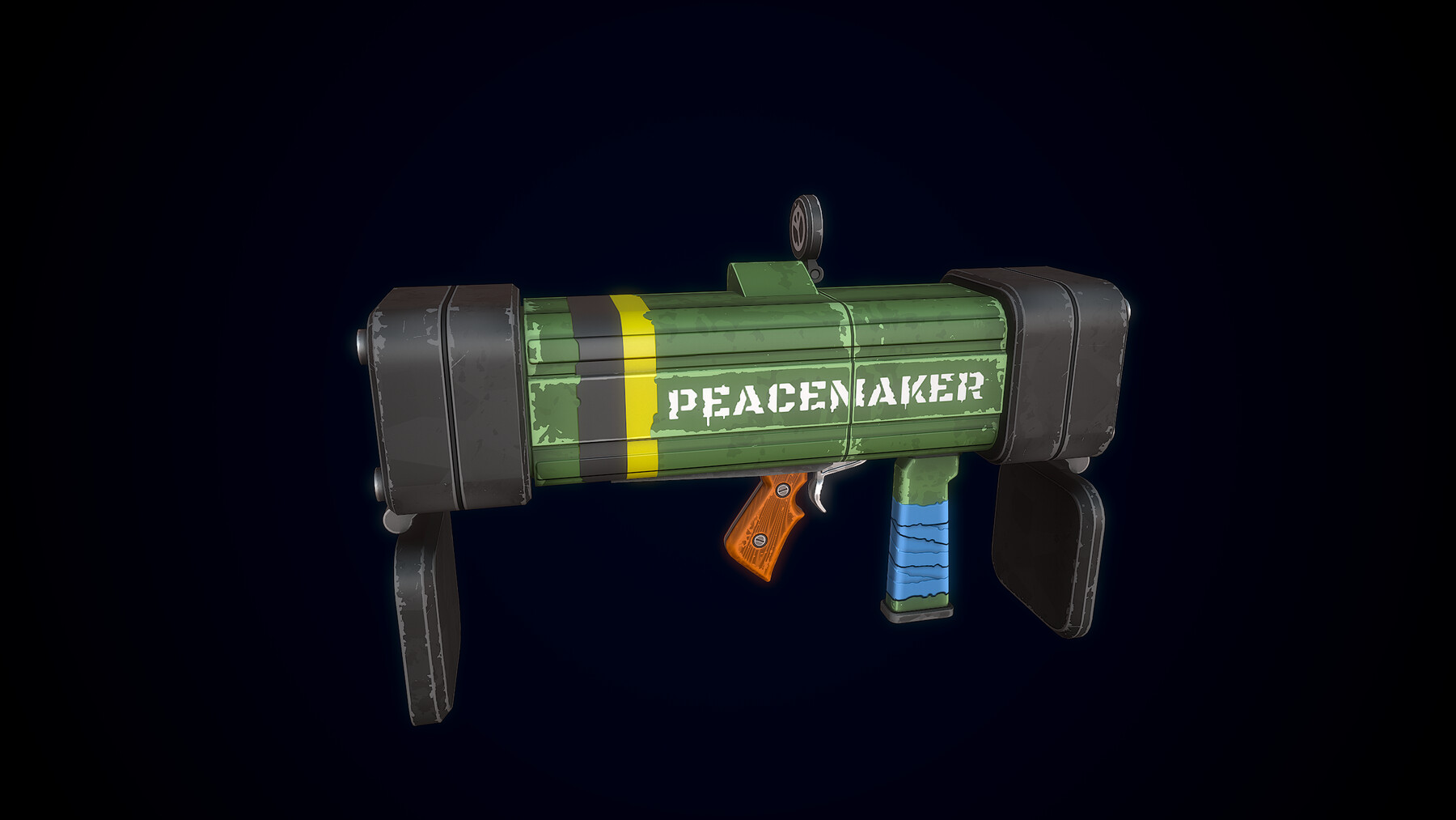 ArtStation - Stylized Rocket Launcher | Game Assets