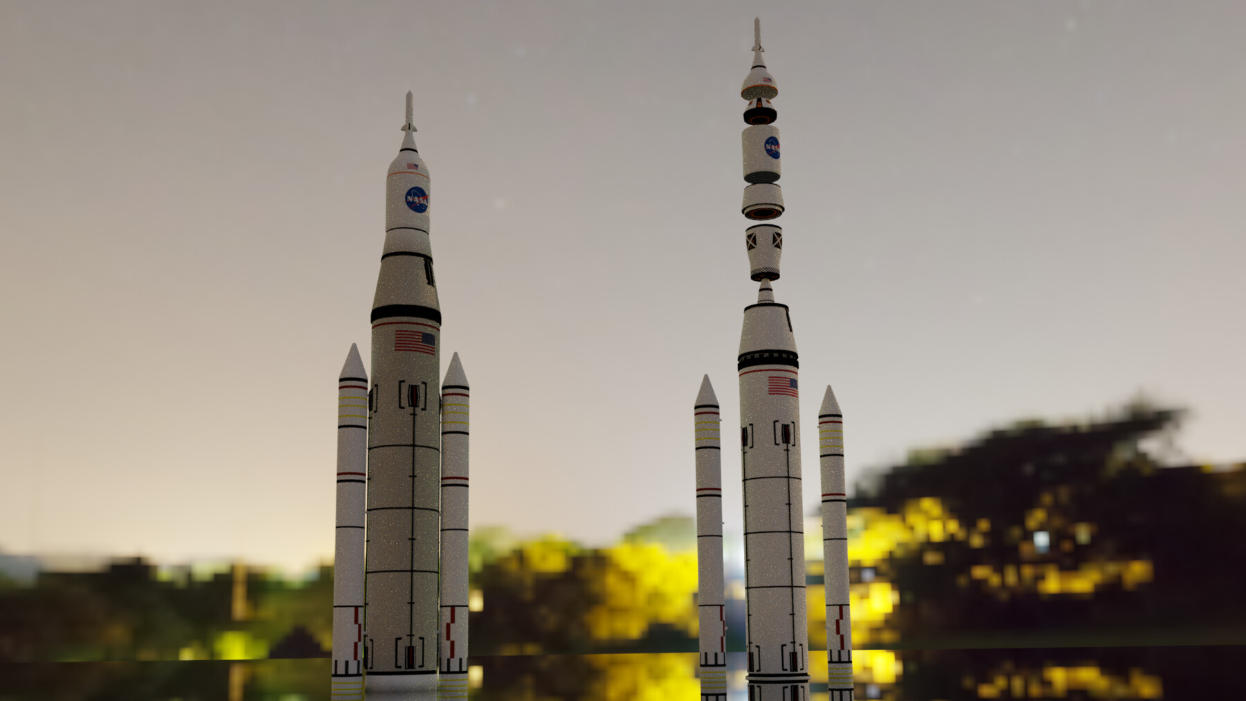 ArtStation - ROCKET GAME READY 3D MODEL | Game Assets