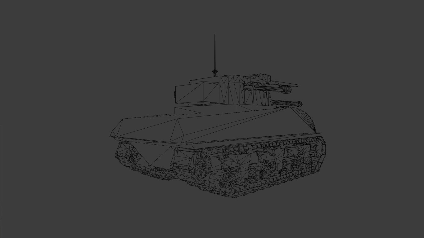 ArtStation - SHERMAN FIREFLY GAME READY 3D MODEL | Game Assets