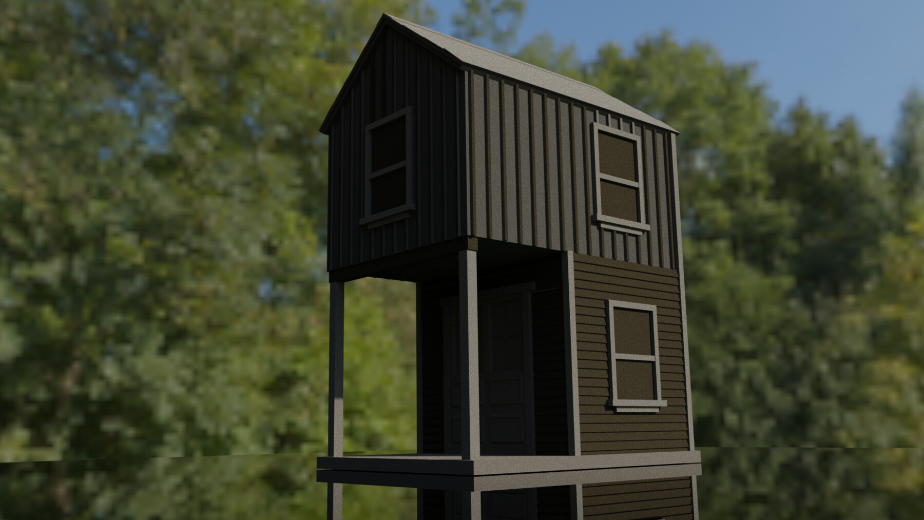 ArtStation - SMALL HOUSE GAME READY 3D MODEL | Game Assets