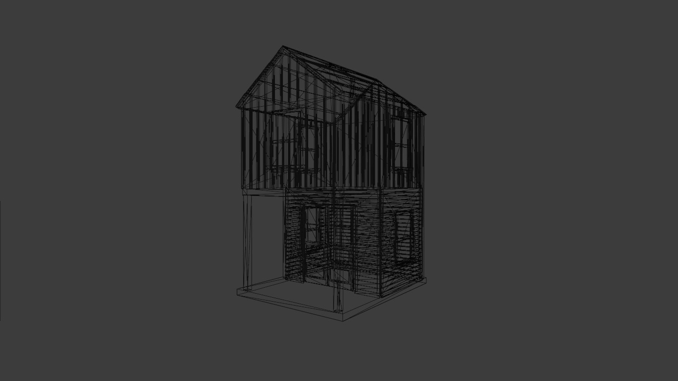 ArtStation - SMALL HOUSE GAME READY 3D MODEL | Game Assets
