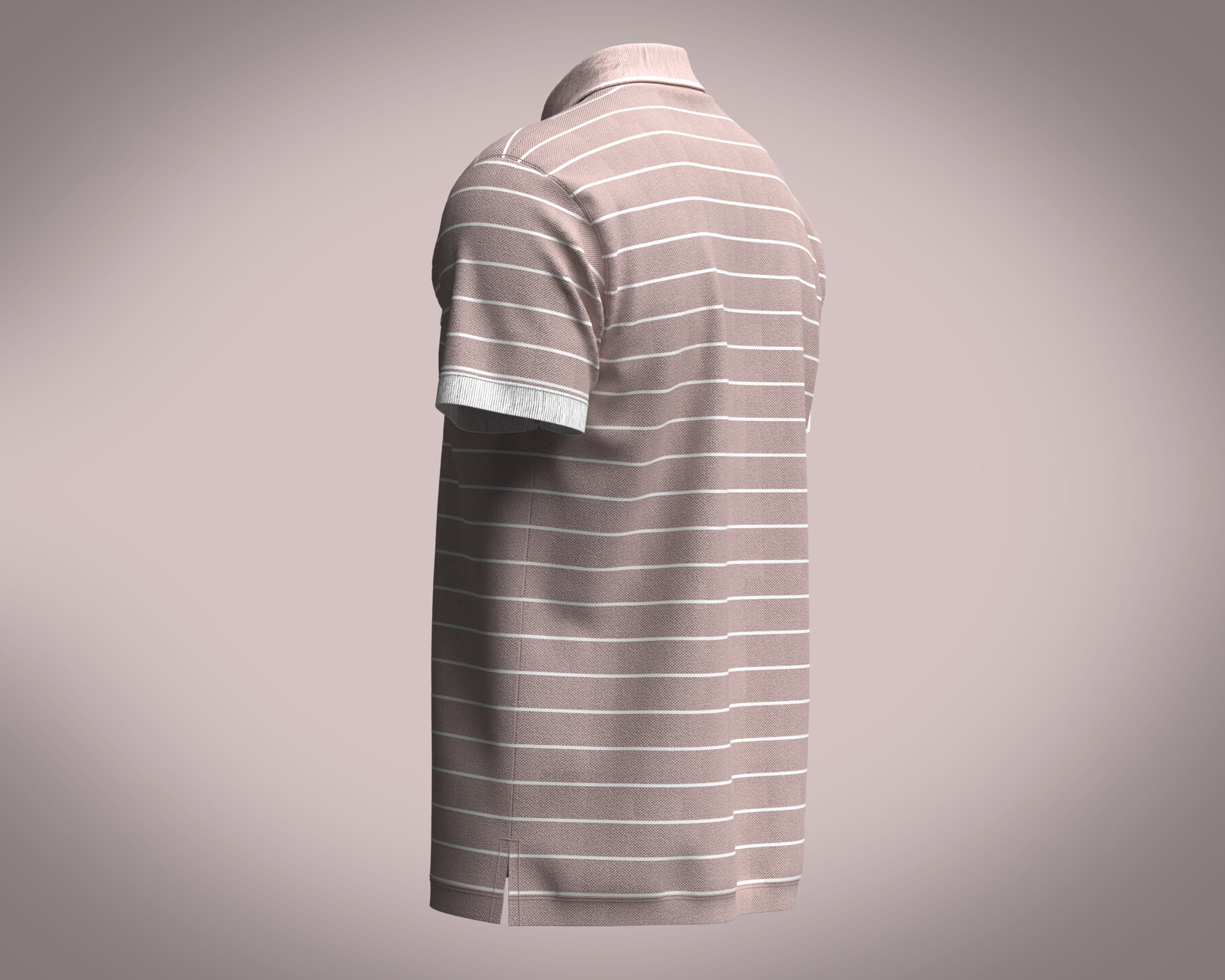 ArtStation - Men's Stripe Polo | Resources