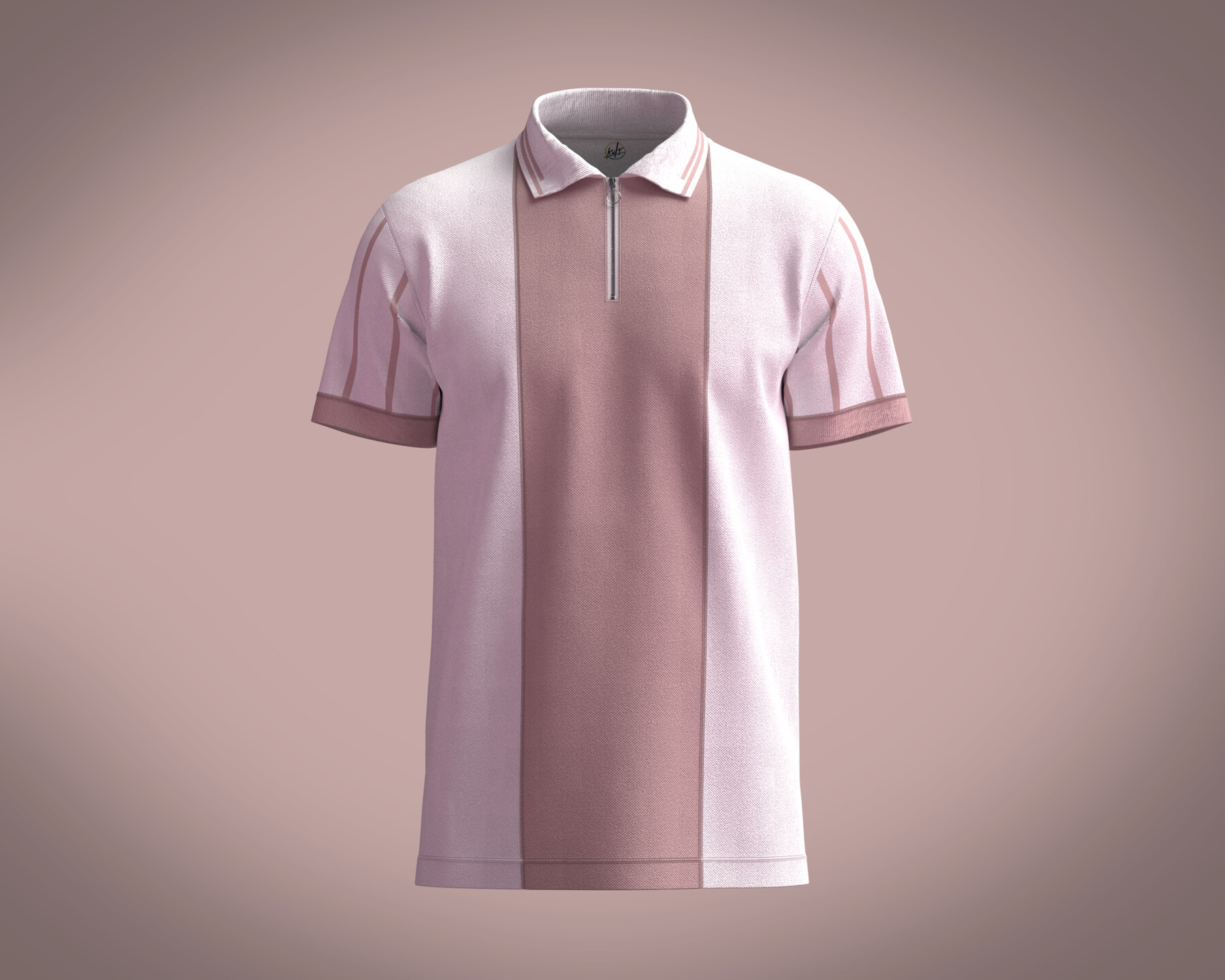 ArtStation - Men's Polo Shirt- Dusty Rose | Resources