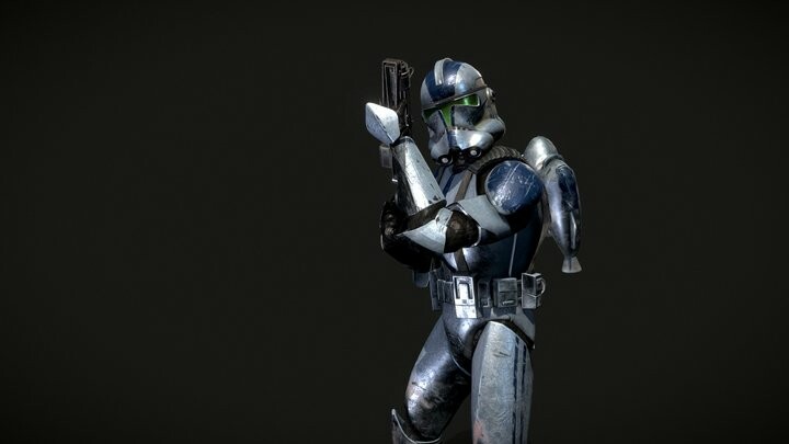 ArtStation - Clone JetTrooper phase 2 501st elite legion | Resources