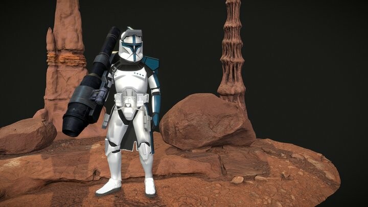 ArtStation - Clone Heavy Trooper Phase 1 | Resources