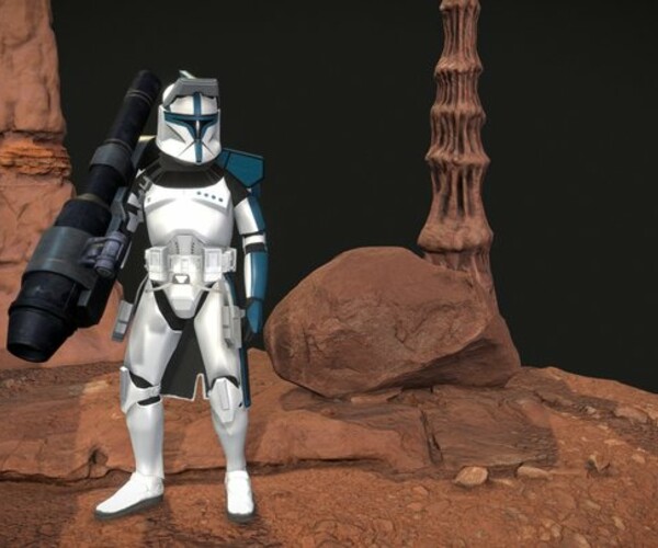 ArtStation - Clone Heavy Trooper Phase 1 | Resources