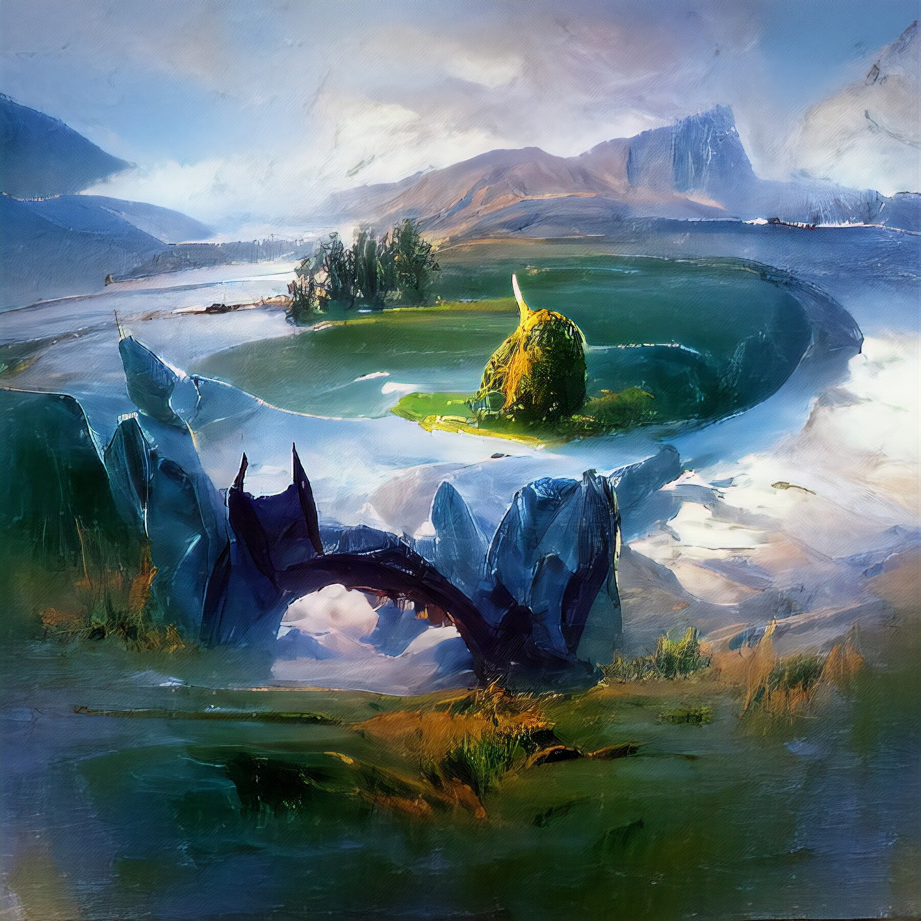 ArtStation - Land of Crystal | Artworks