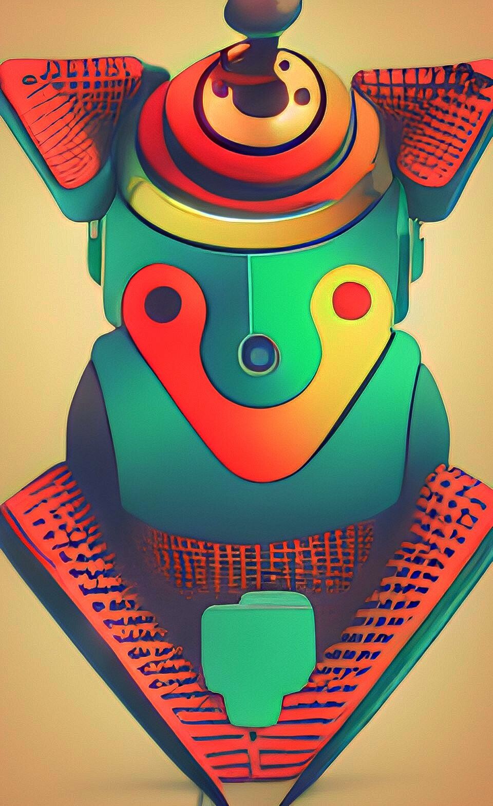 ArtStation - robot toy digital illustration Collection E=mc2 1000 image ...