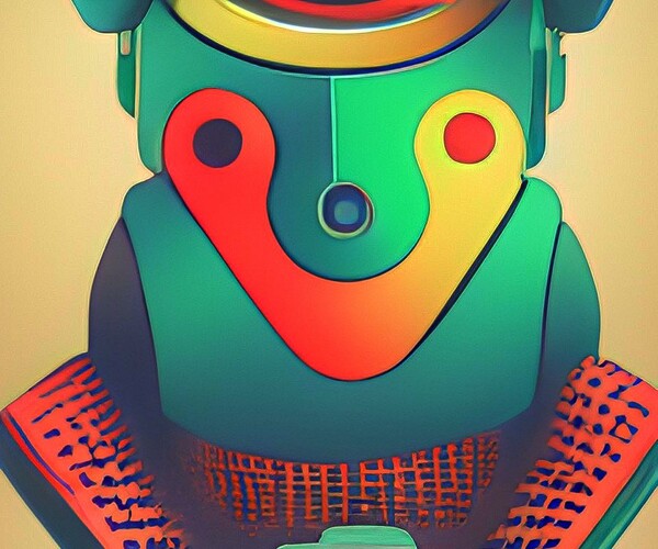 ArtStation - robot toy digital illustration Collection E=mc2 1000 image ...