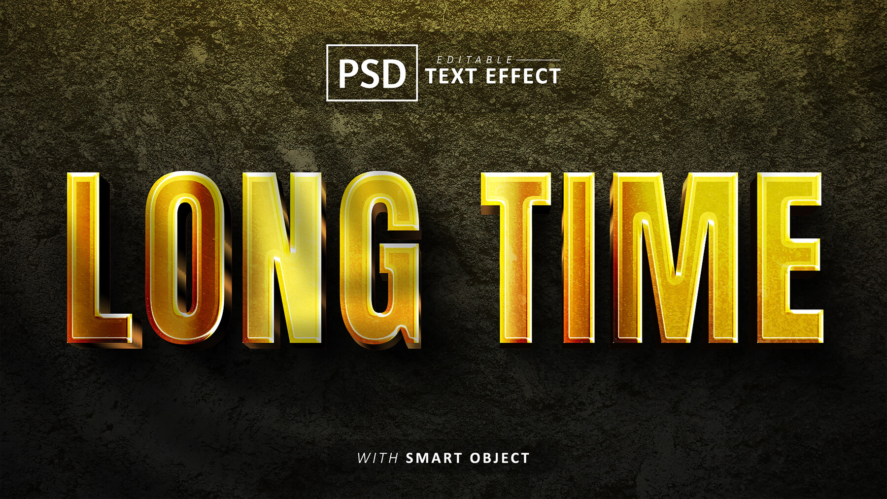 ArtStation - 3D Longt time PSD fully editable text effect. Layer style ...