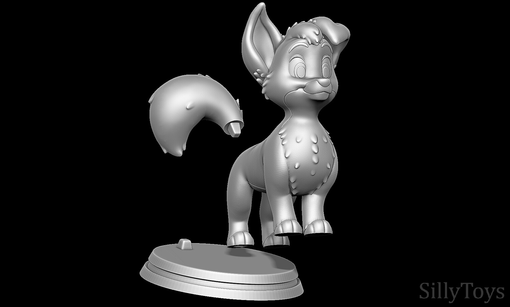 ArtStation - Angel - Lady and the Tramp 2 3D print model | Resources