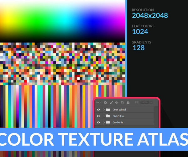 ArtStation - COLOR TEXTURE ATLAS | Artworks