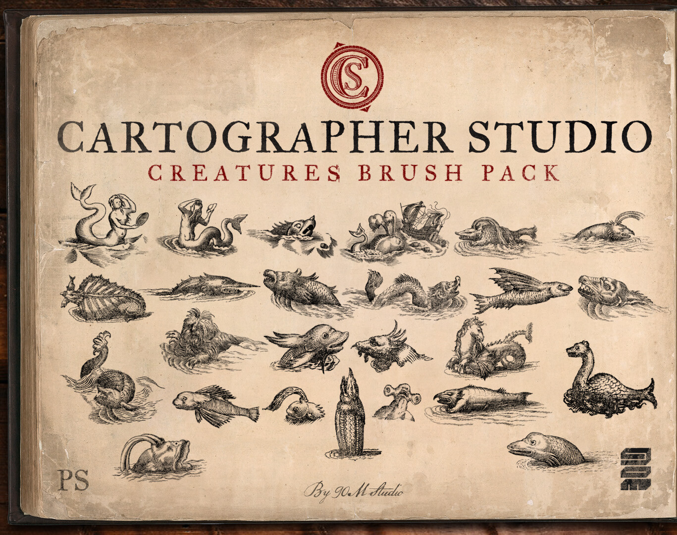 ArtStation - Creatures Pack: Photoshop Brushes for Fantasy Maps | Brushes
