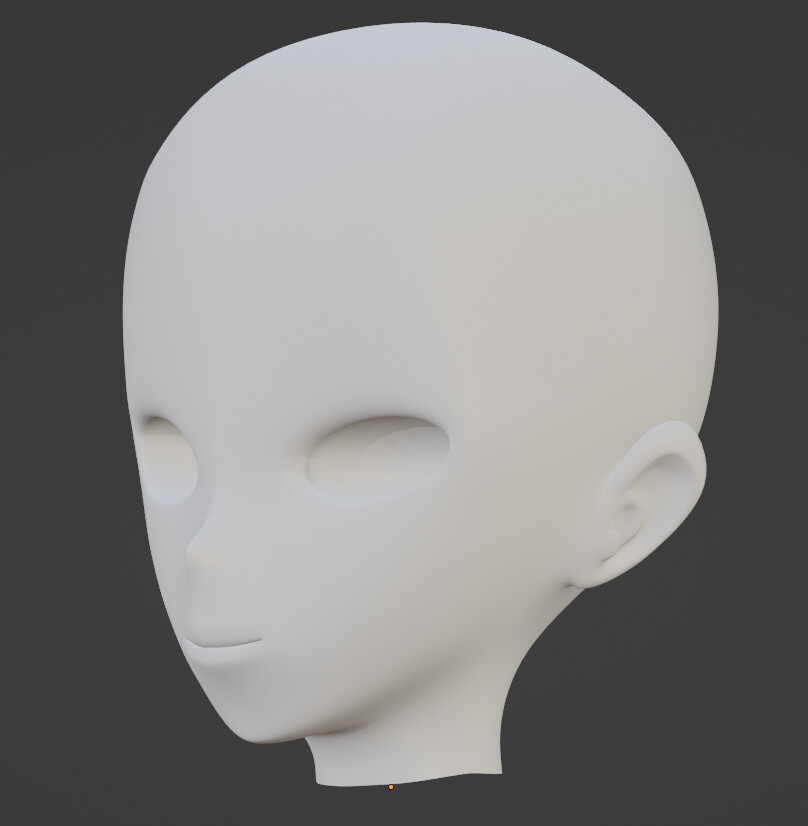 ArtStation - Rigged Basic Female Anime Model | Resources