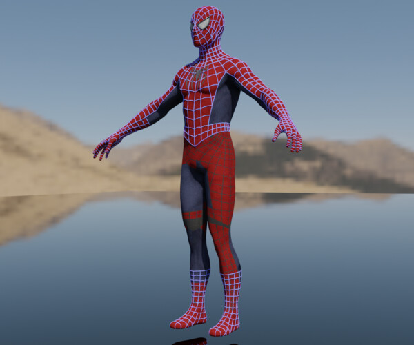 ArtStation - SPIDER MAN GAME READY 3D MODEL | Game Assets