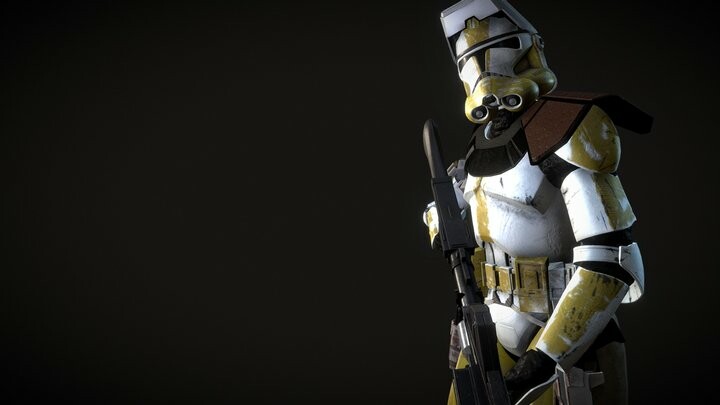 ArtStation - Clone Trooper Phase 2 Commander Bly | Resources