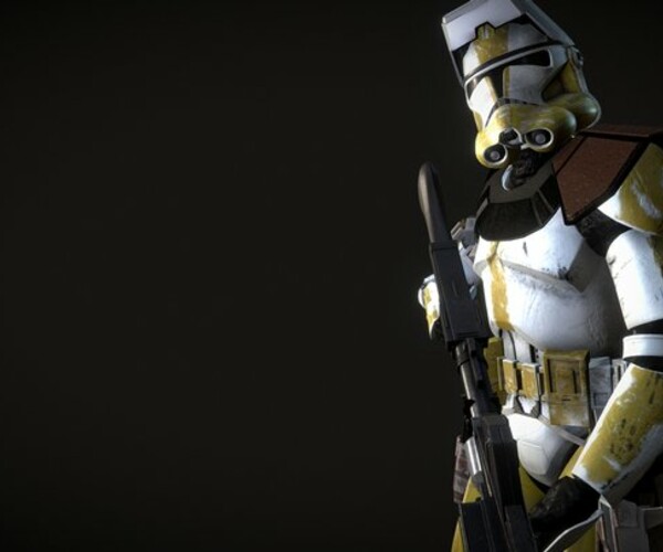 ArtStation - Clone Trooper Phase 2 Commander Bly | Resources