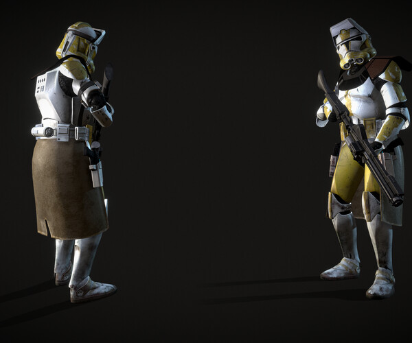 ArtStation - Clone Trooper Phase 2 Commander Bly | Resources