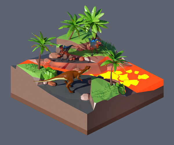 ArtStation - Land 1 | Game Assets