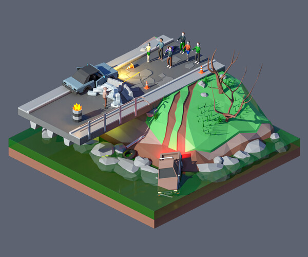 ArtStation - Land 1 | Game Assets