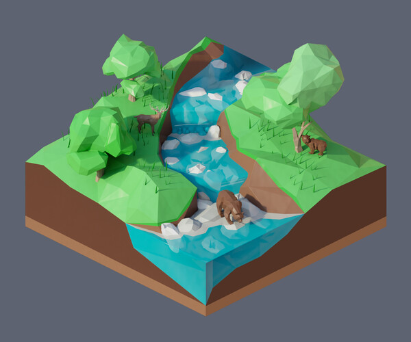 ArtStation - Land 1 | Game Assets