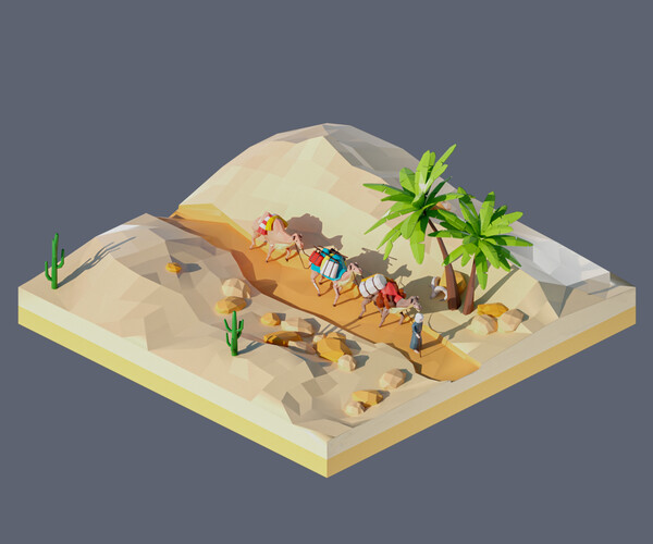 ArtStation - Land 1 | Game Assets