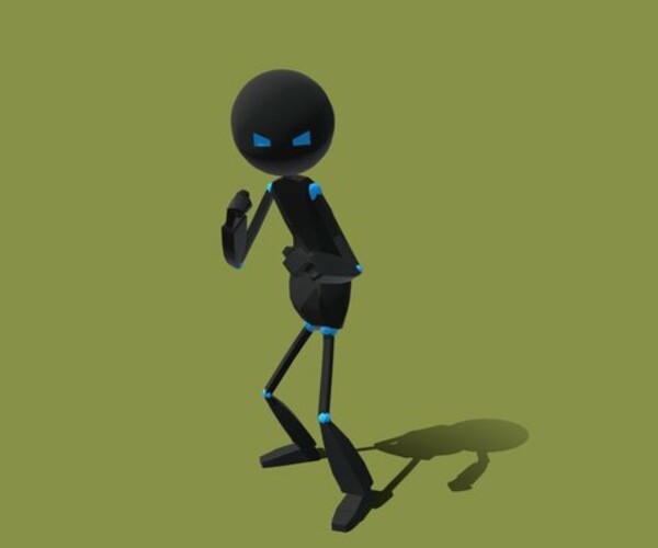 ArtStation - 3D Model - Stickman | Game Assets