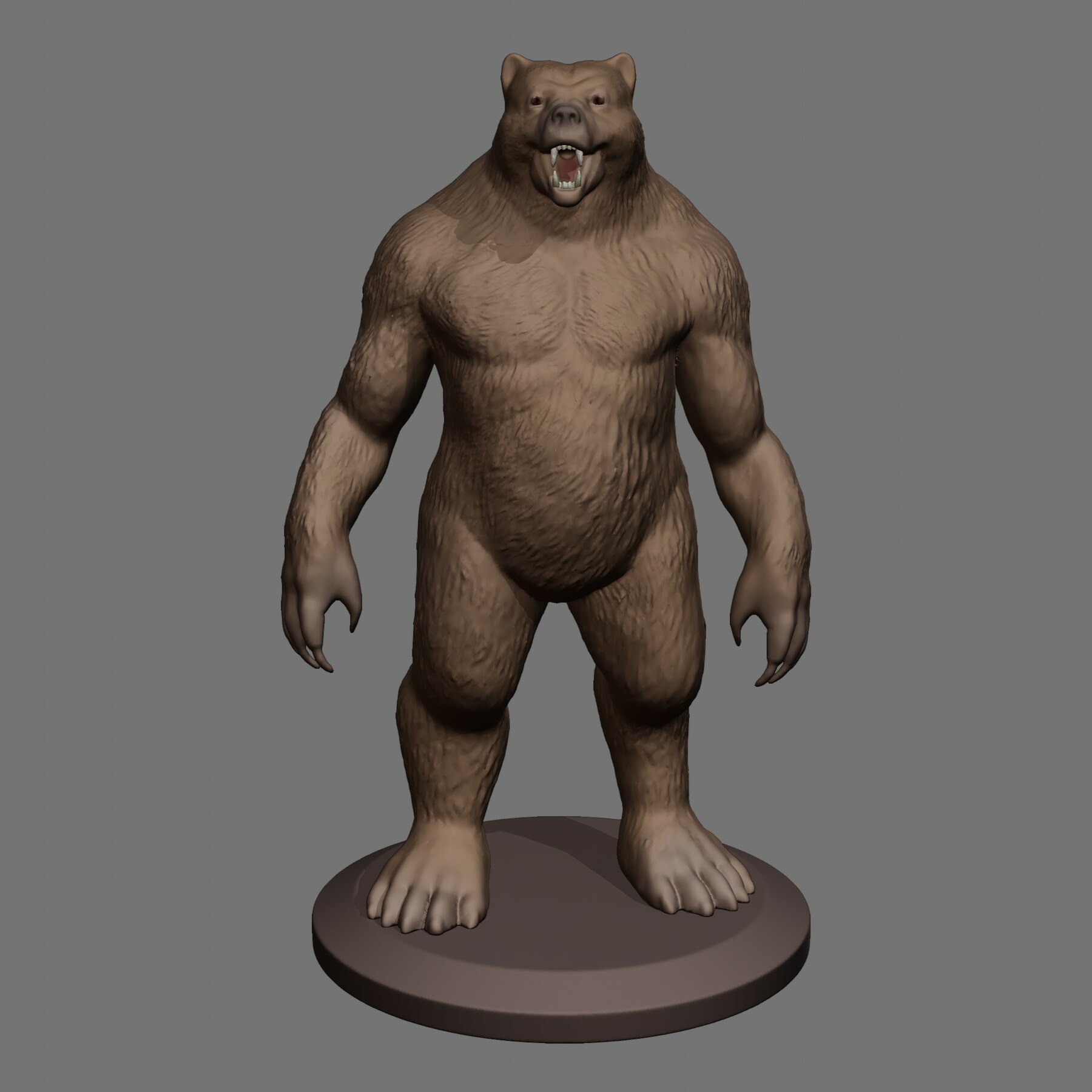 ArtStation - Werebear 3D Print | Resources