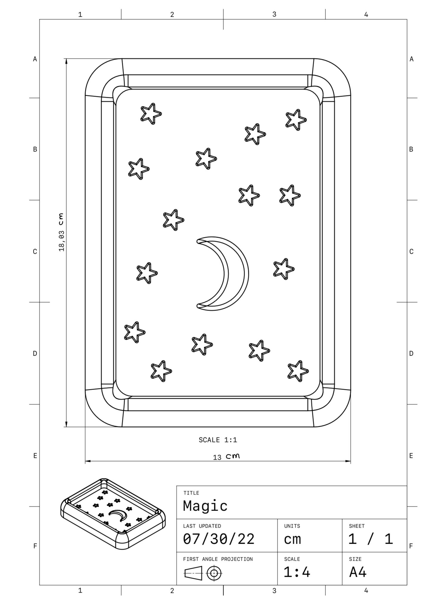 ArtStation - Magic dish - 3d mold -STL format | Resources
