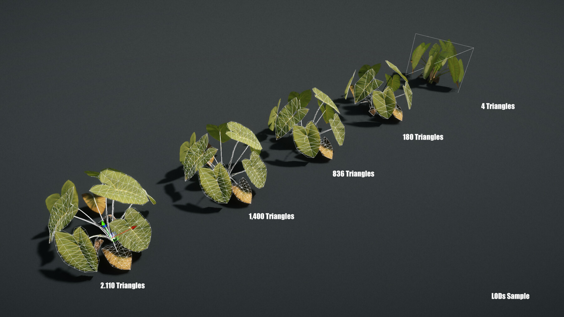 ArtStation - Taro Plant | Game Assets