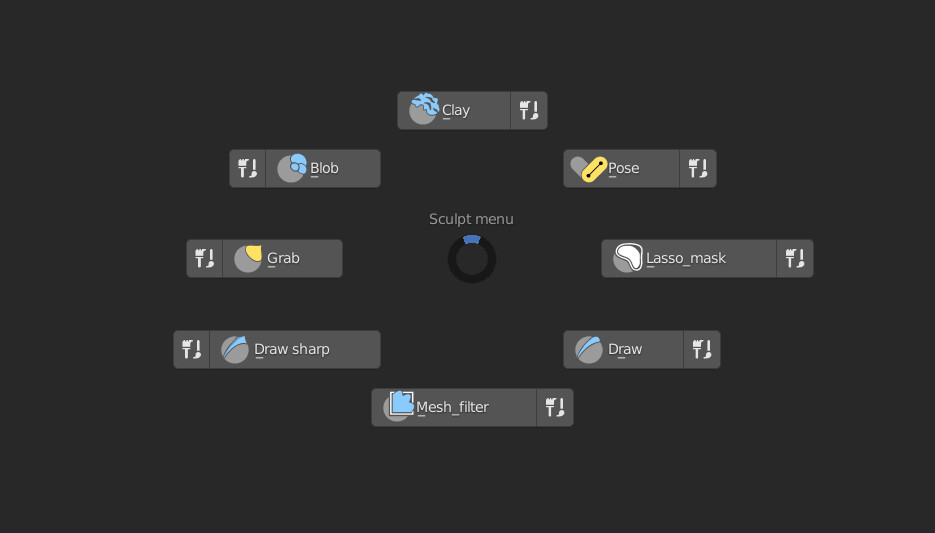 ArtStation - Custom Sculpt Pie Menu | Resources