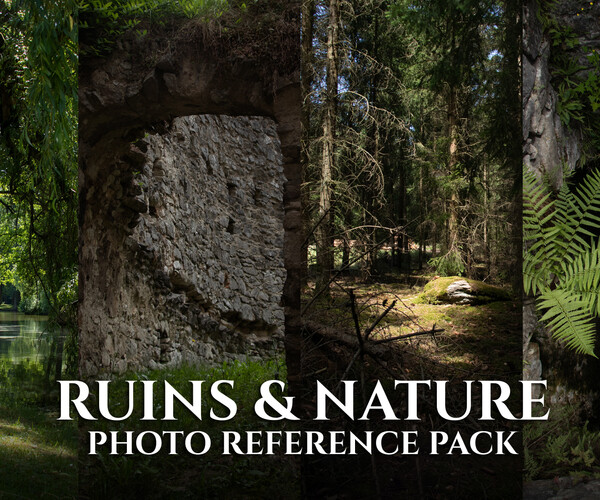 ArtStation - Ruins & Nature-Photo Reference Pack For Artists 326 JPEGs ...