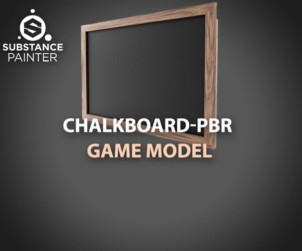ArtStation - Chalkboard-PBR | Game Assets