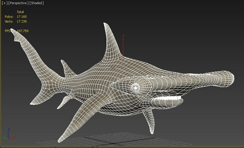 ArtStation - hammerhead shark | Game Assets