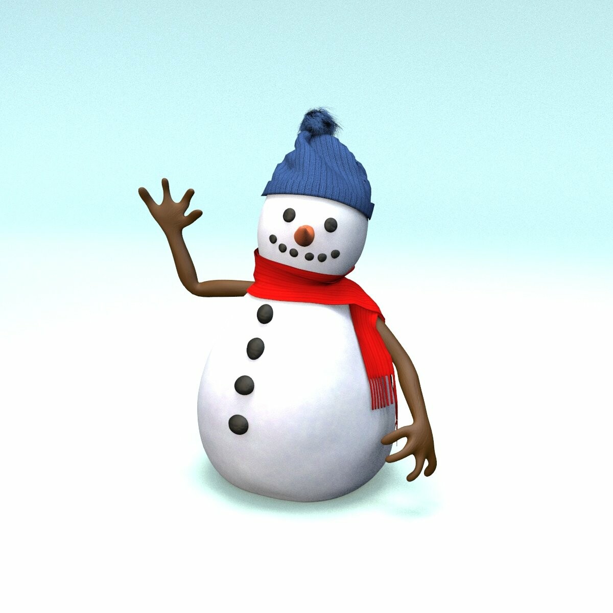 ArtStation - cartoon snowman | Resources