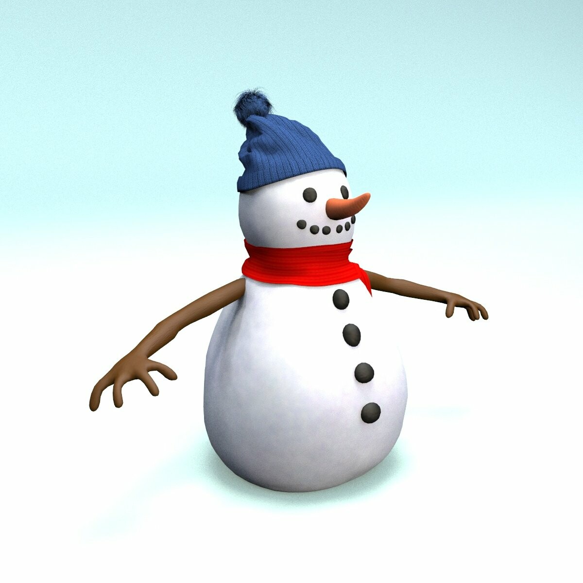 ArtStation - cartoon snowman | Resources