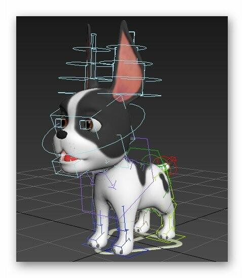 ArtStation - cartoon frenchie puppy | Game Assets