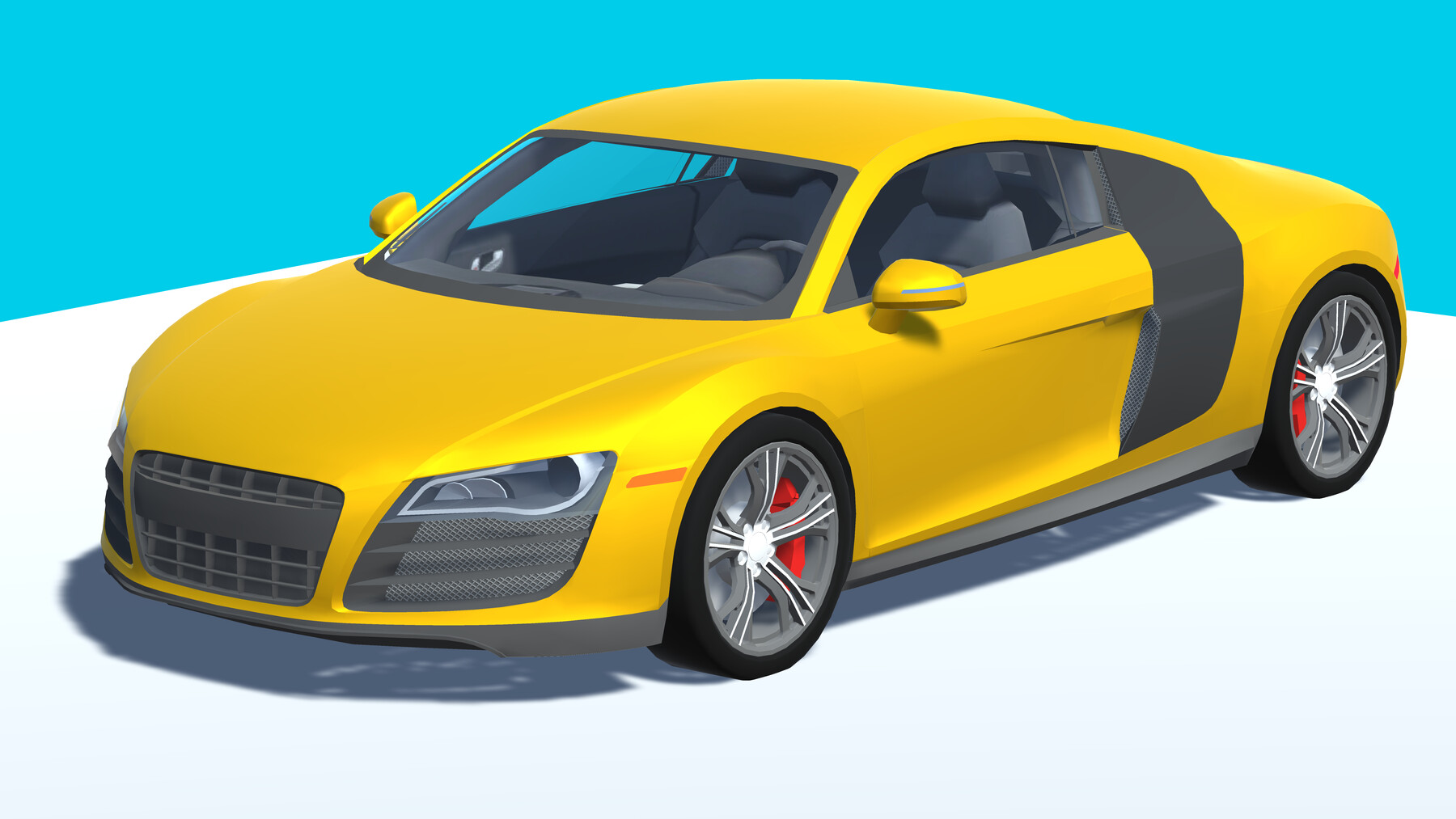 ArtStation - AUDI R8 V10 Super Car 3d model | Resources