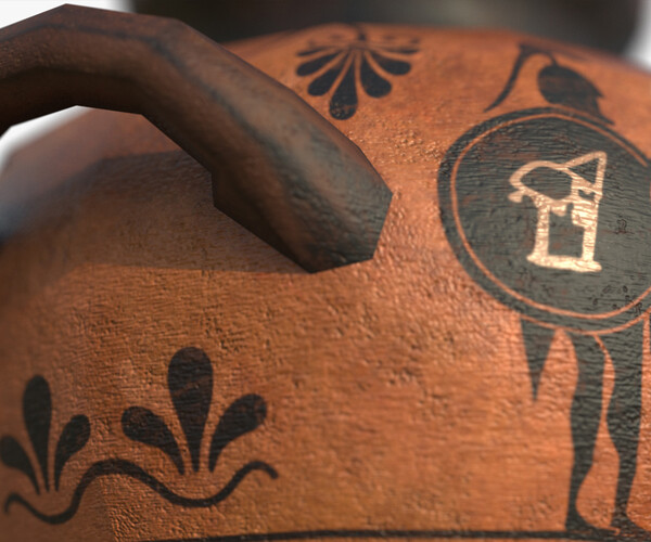 ArtStation - Greek Stamnos Vase | Game Assets