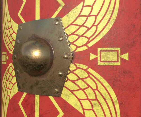 ArtStation - Scutum Roman Shield | Game Assets