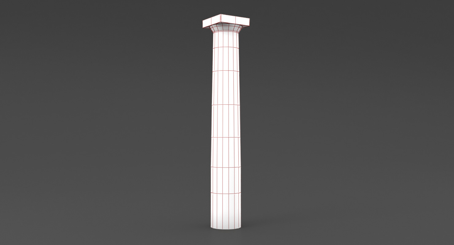 ArtStation - Doric Column | Game Assets