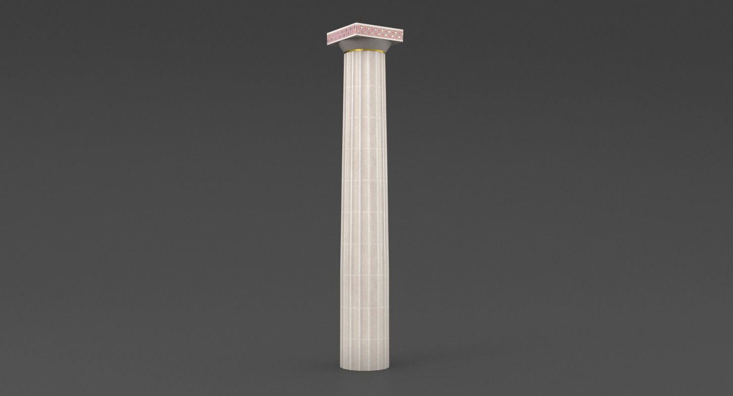 ArtStation - Doric Column Polychromy | Game Assets