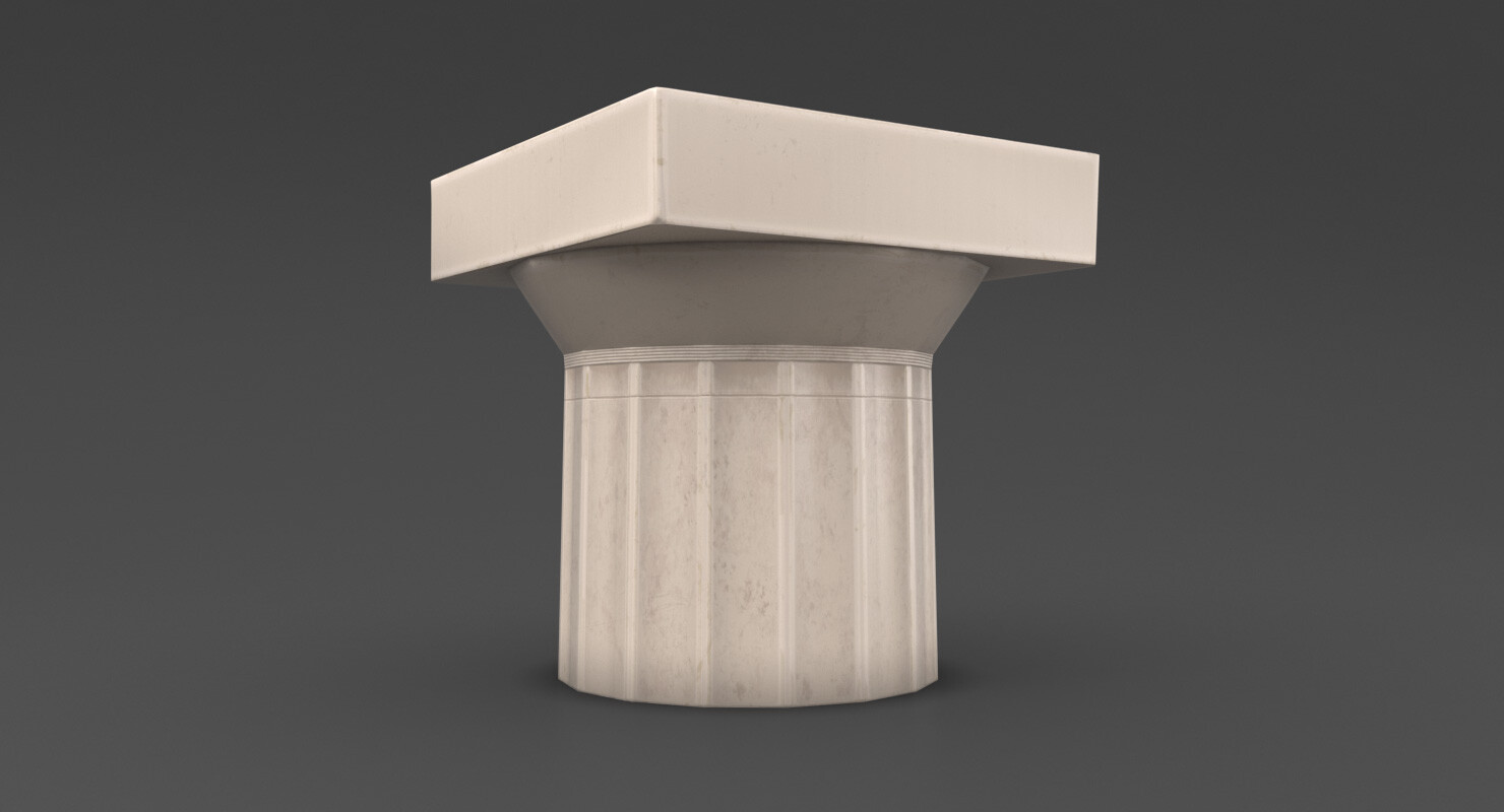 ArtStation - Doric Column Polychromy | Game Assets