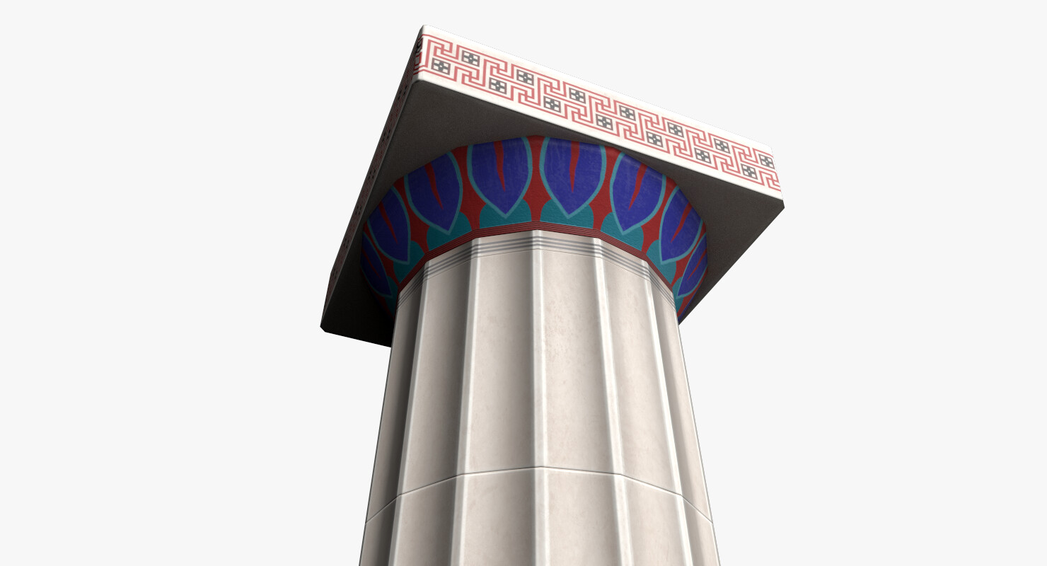 ArtStation - Doric Column Polychromy | Game Assets