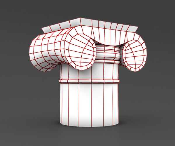 ArtStation - Ionic Column Polychromy | Game Assets